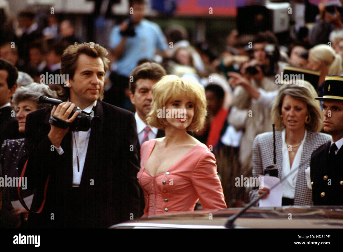 Peter Gabriel (with camera), Rosanna Arquette at Cannes Film Festival ...