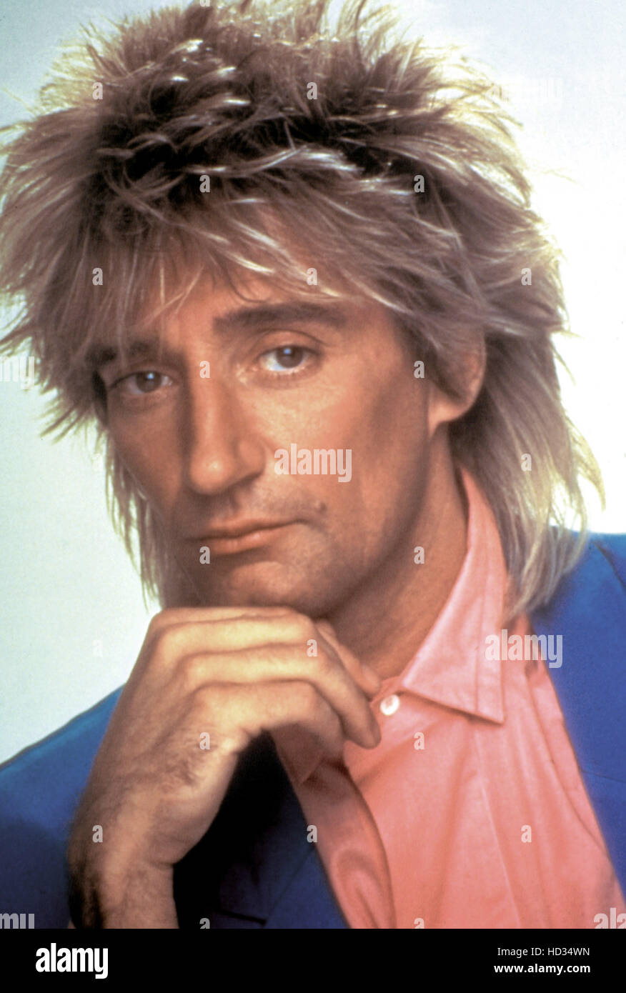 Rod Stewart, portrait ca. 1980s Stock Photo - Alamy