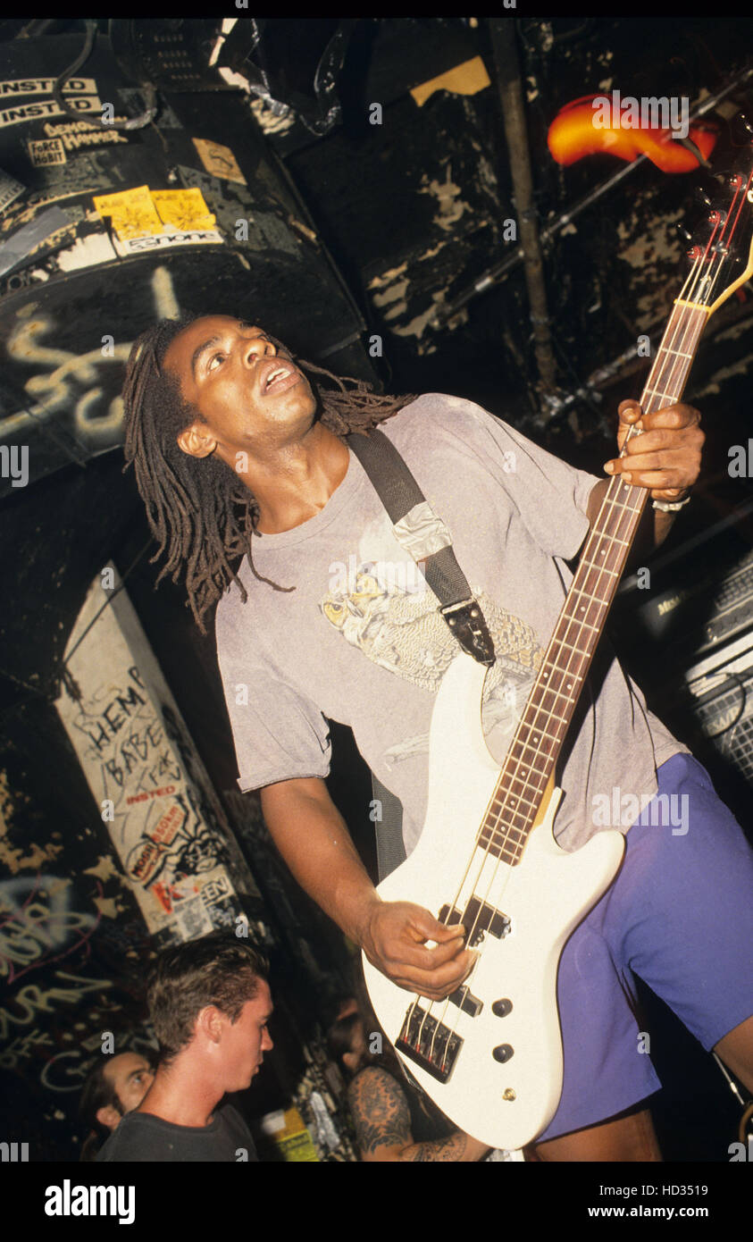 Skeeter Thompson performing with Scream, CBGB's, New York, NY, June ...