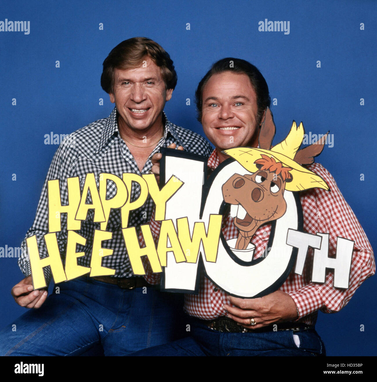 HEE HAW, from left: Buck Owens, Roy Clark (1979), 1969-1993 Stock Photo - Alamy