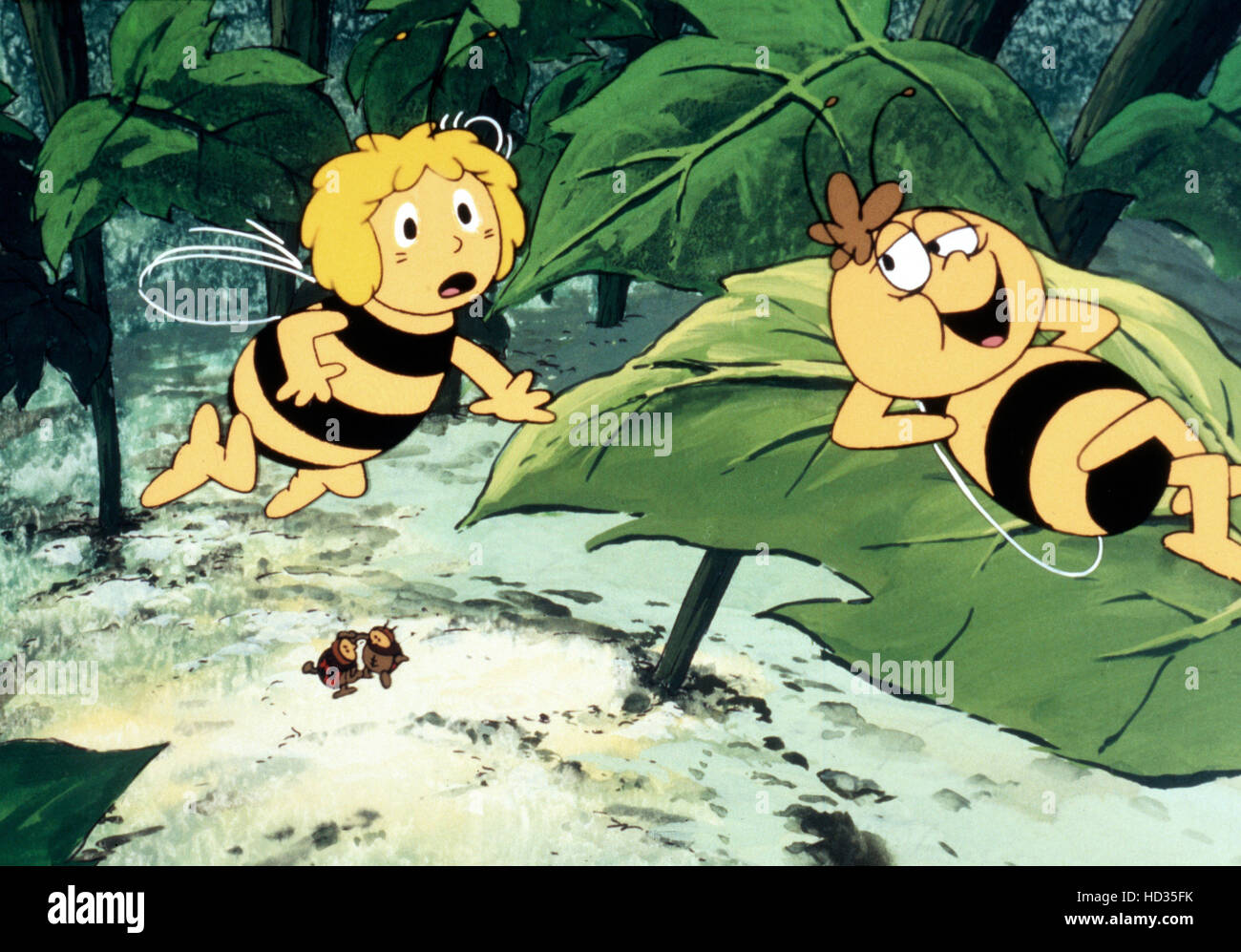 MAYA THE BEE, (from left): Maya the bee, Willy the bee, 1975-79 Stock Photo - Alamy