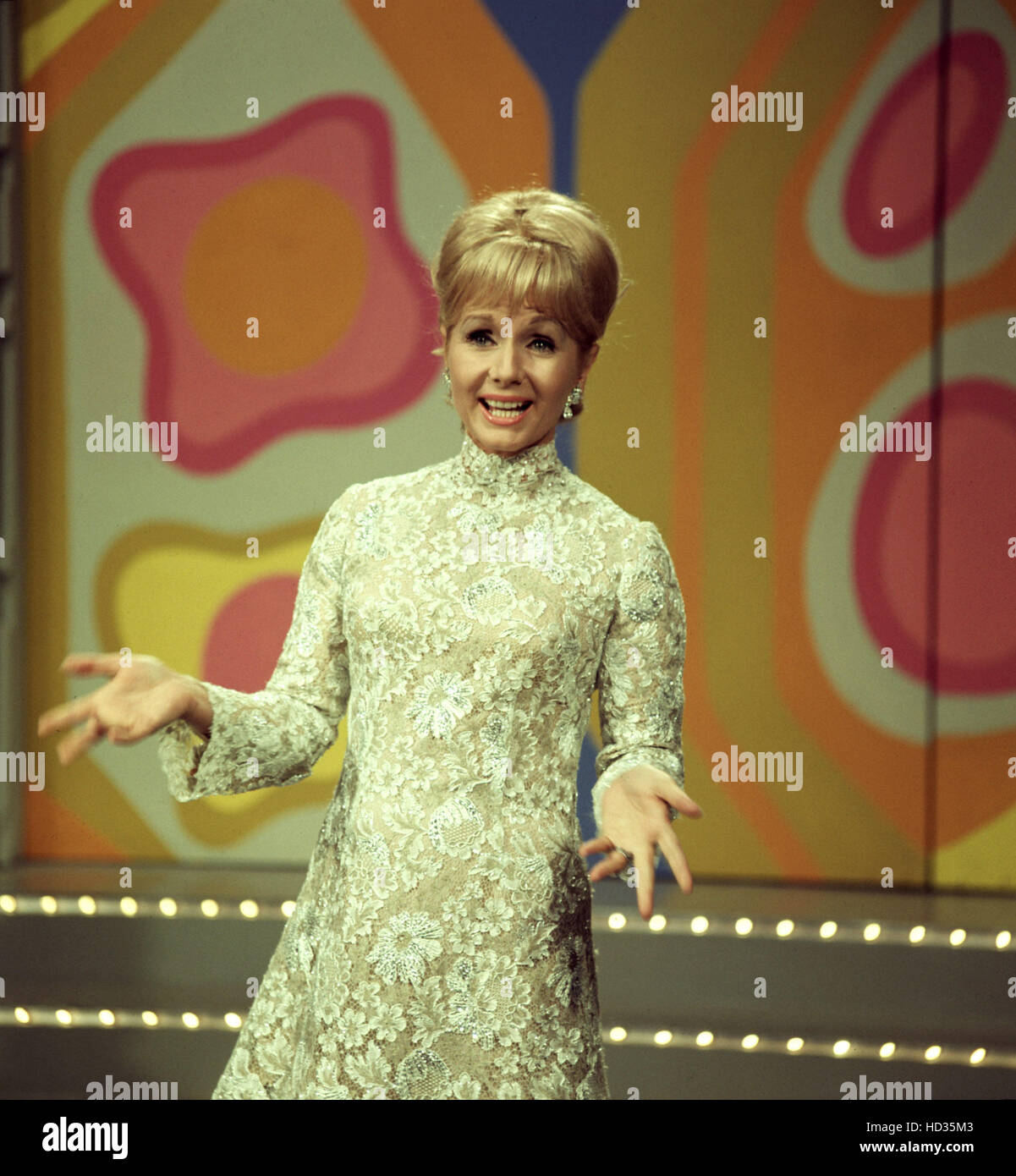 ROWAN AND MARTIN'S LAUGH-IN, Debbie Reynolds, 1968-1973 Stock Photo - Alamy