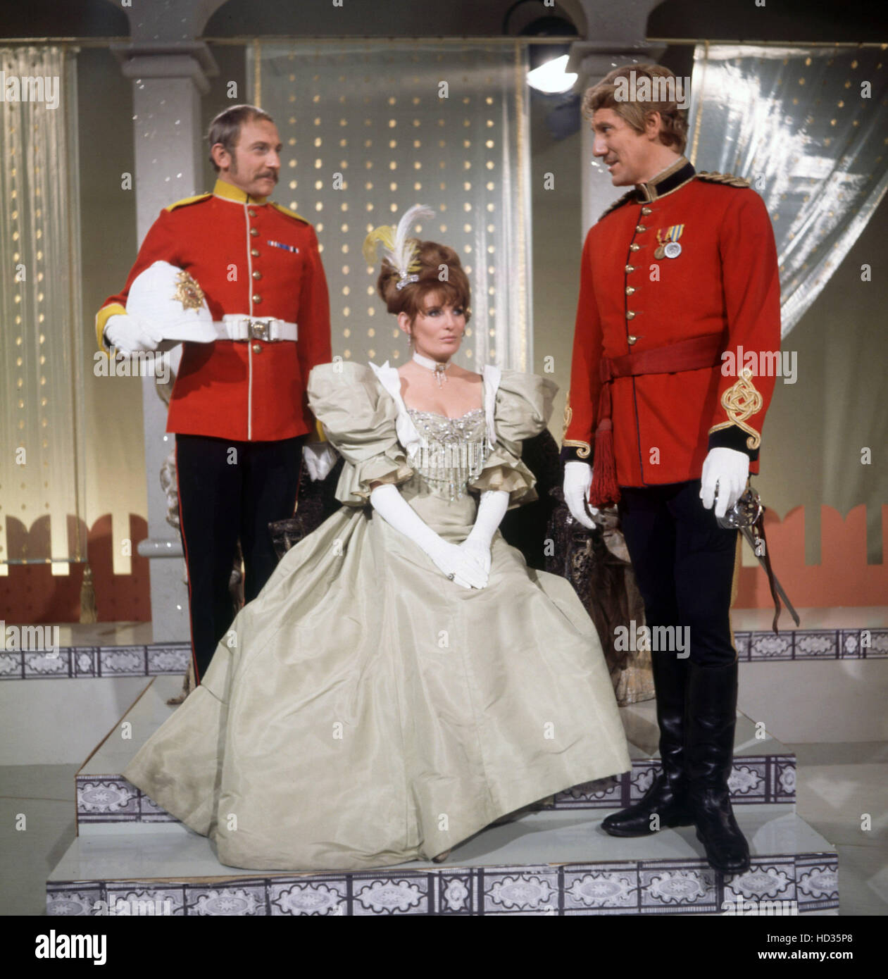 VIRGIN OF THE SECRET SERVICE, (from left): John Cater, Veronica Strong ...