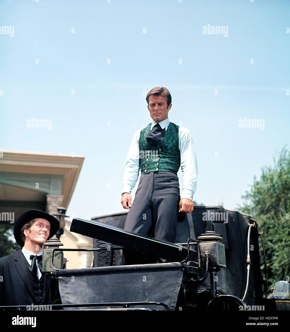 THE WILD WILD WEST, Richard Kiel, Robert Conrad, 1965-1970 Stock Photo ...