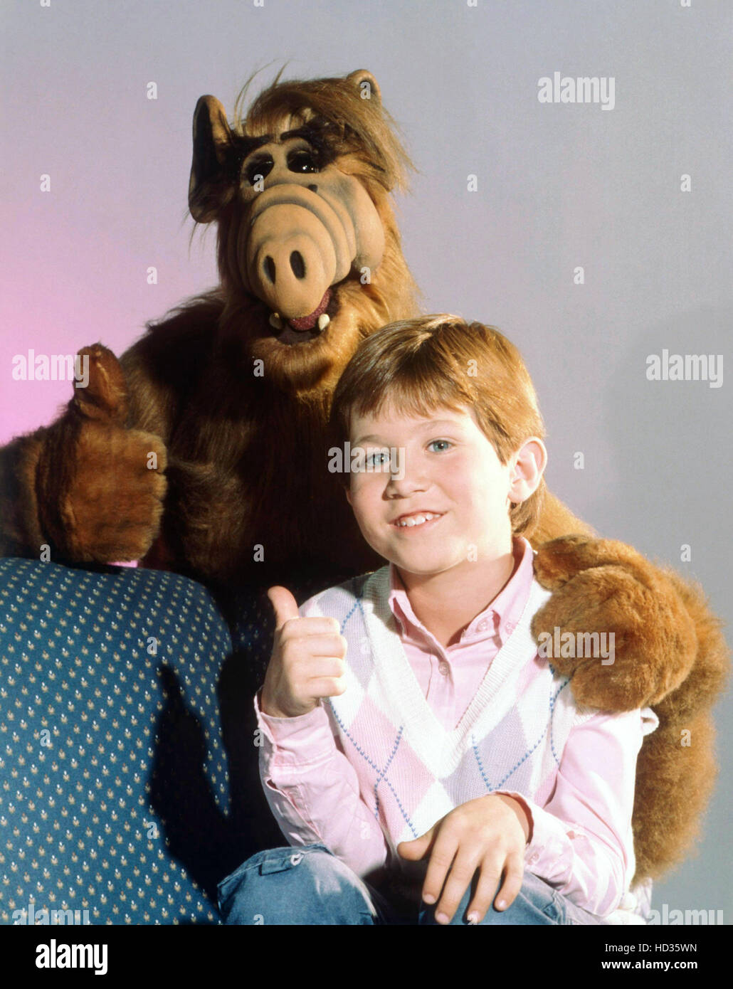 ALF, from left: Alf, Benji Gregory, 1986-1990, © Alien Productions ...
