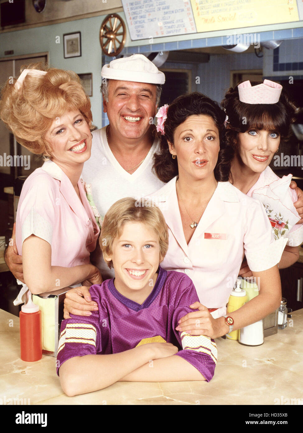 ALICE, (clockwise from left): Polly Holliday, Vic Tayback, Beth Howland ...