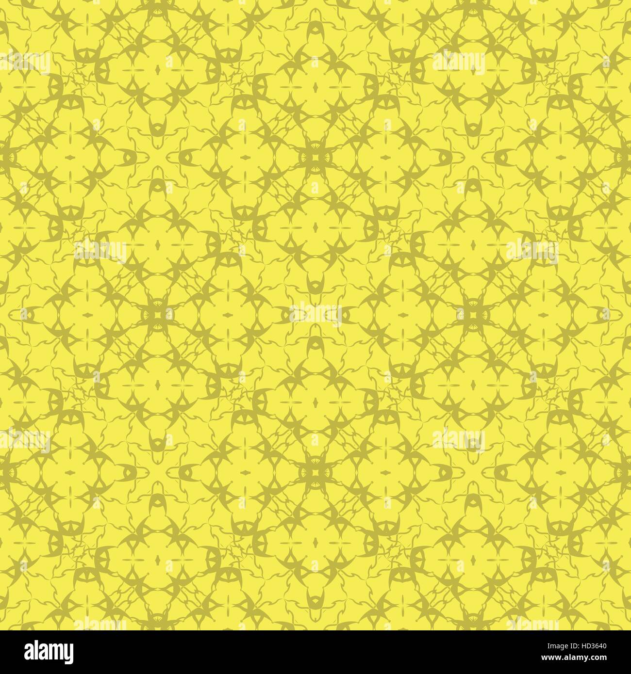 Yellow Ornamental Seamless Line Pattern Stock Vector Image & Art - Alamy