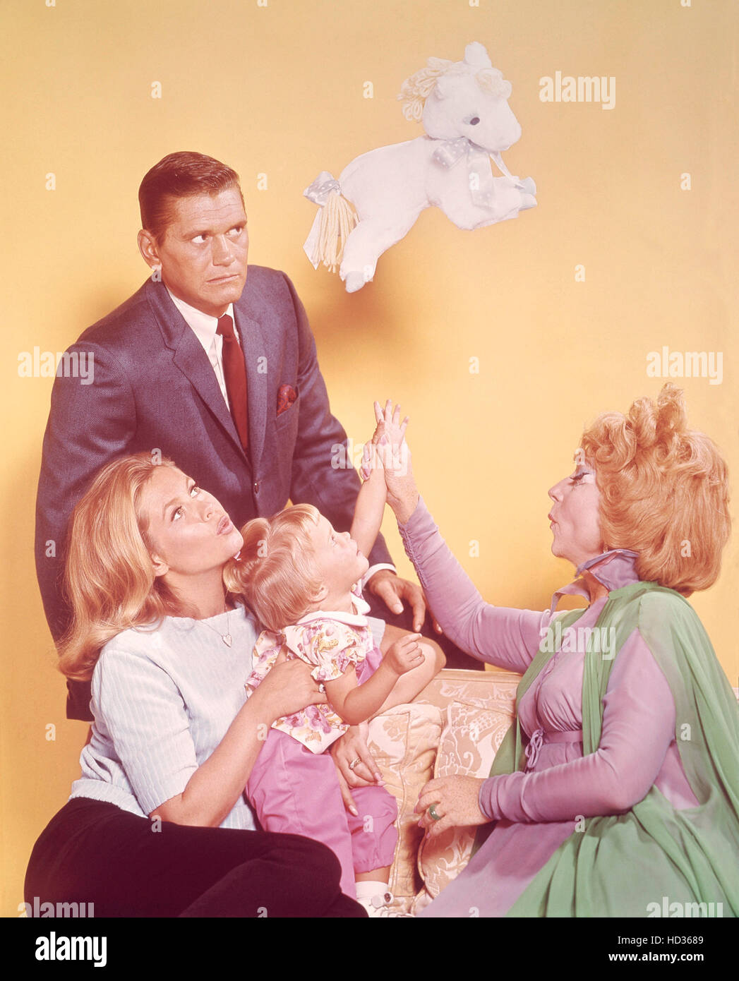 BEWITCHED, Agnes Moorehead, Erin Murphy, Elizabeth Montgomery, Dick York, Season 3, 1966-1967 ...