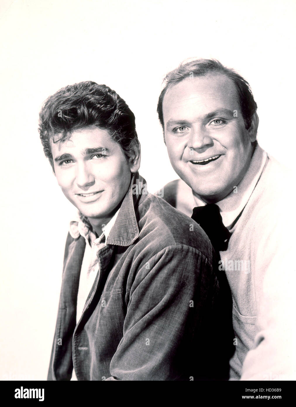 BONANZA, Michael Landon, Dan Blocker, 1959-73 Stock Photo - Alamy