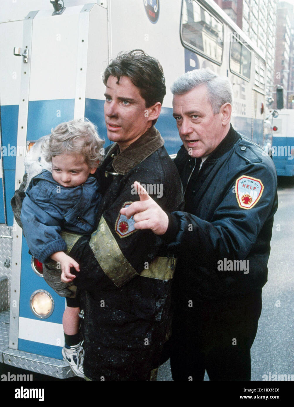 H.E.L.P., adults from left: Tom Bresnahan, John Mahoney, 1990, Ph: Eric ...