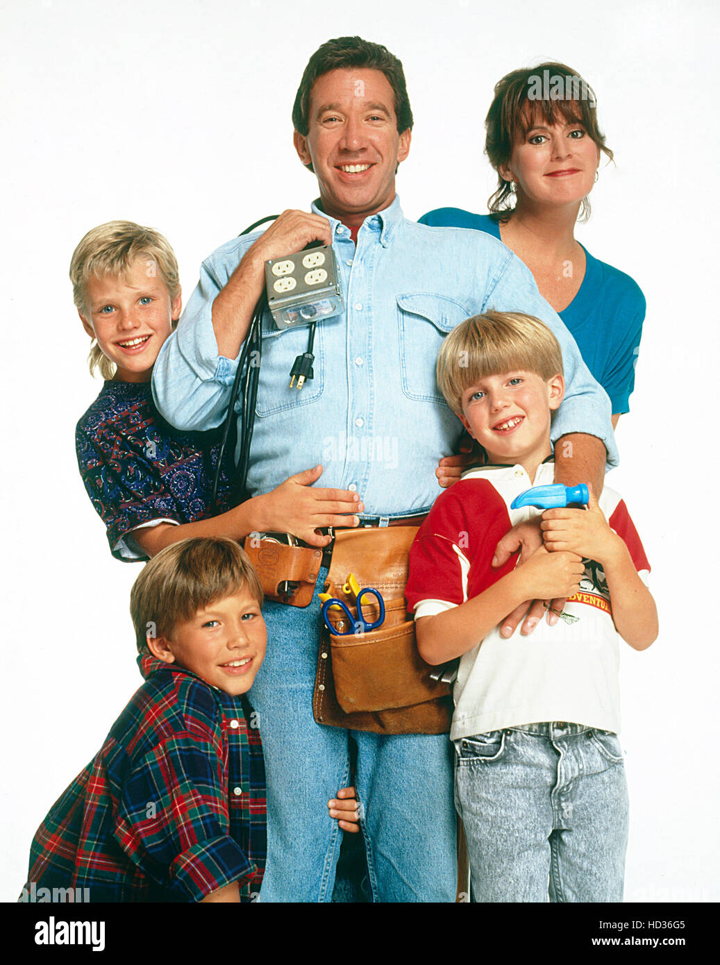 HOME IMPROVEMENT, clockwise l-r: Zachery Ty Bryan, Tim Allen, Patricia ...