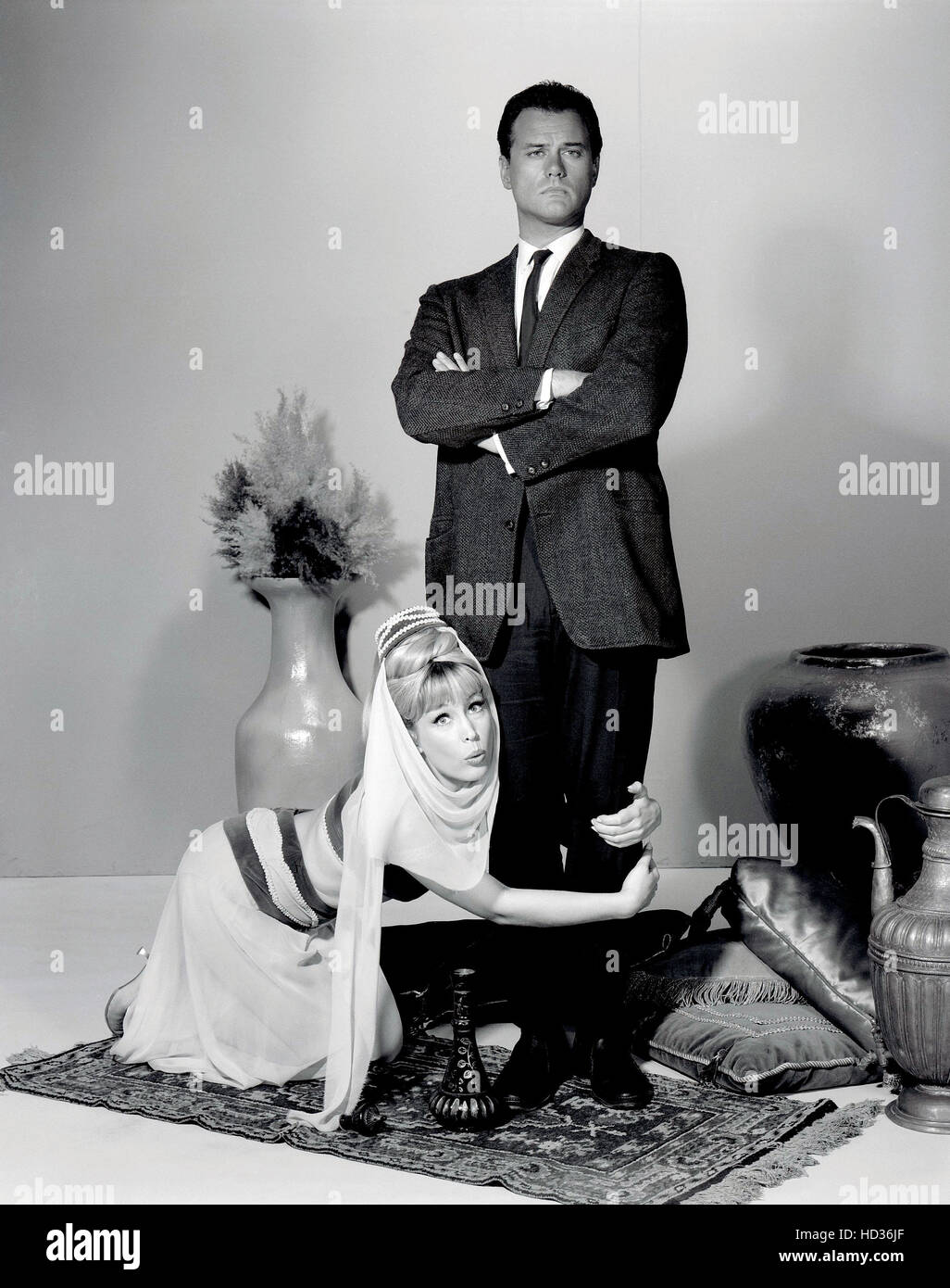 I DREAM OF JEANNIE, Barbara Eden, Larry Hagman, 1965-70 Stock Photo - Alamy
