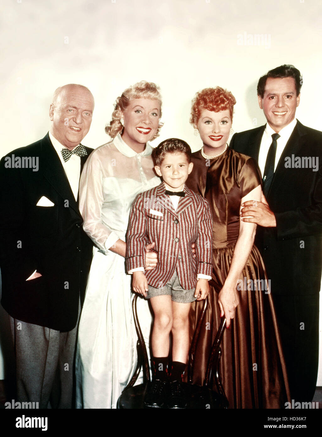 I LOVE LUCY, William Frawley, Vivian Vance, Richard Kieth, Lucille Ball ...