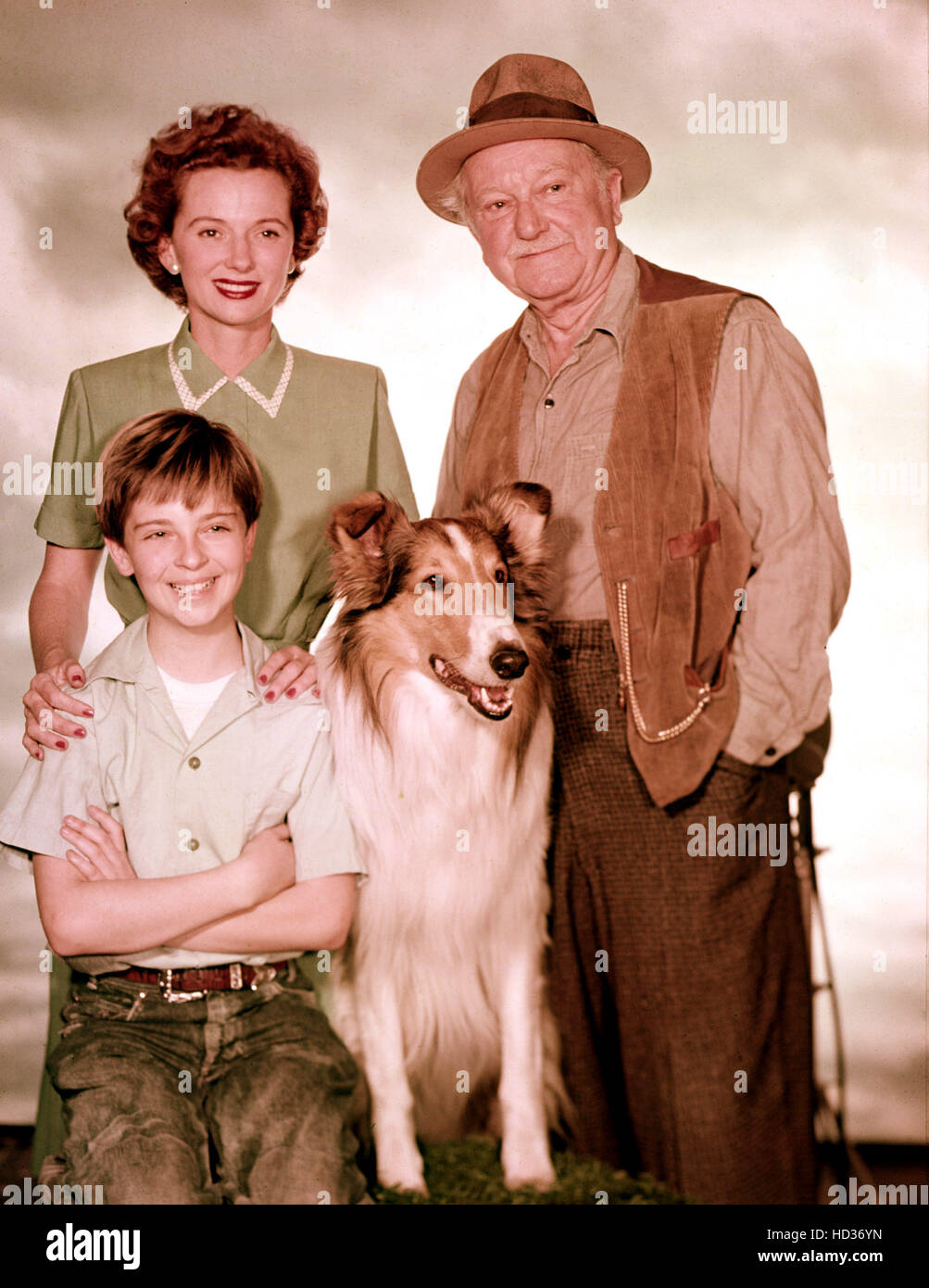 LASSIE, Jan Clayton, Tommy Rettig, Lassie, George Cleveland, 1954-1974 ...