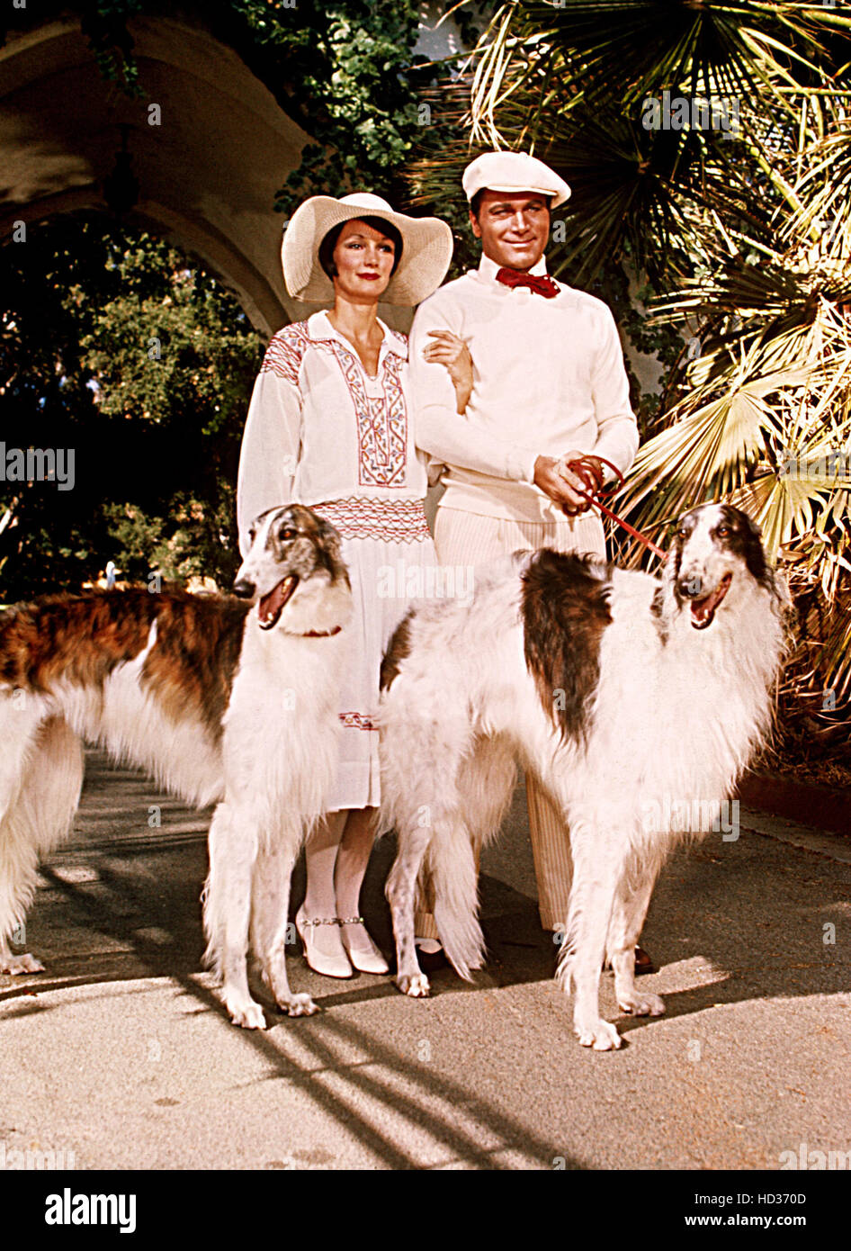 LEGEND OF VALENTINO, THE, Yvette Mimieux, Franco Nero, 1975 Stock Photo ...