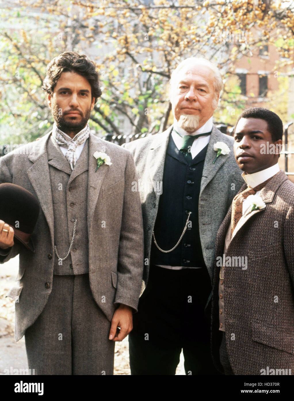 LIBERTY, (from left): Chris Sarandon, George Kennedy, LeVar Burton ...