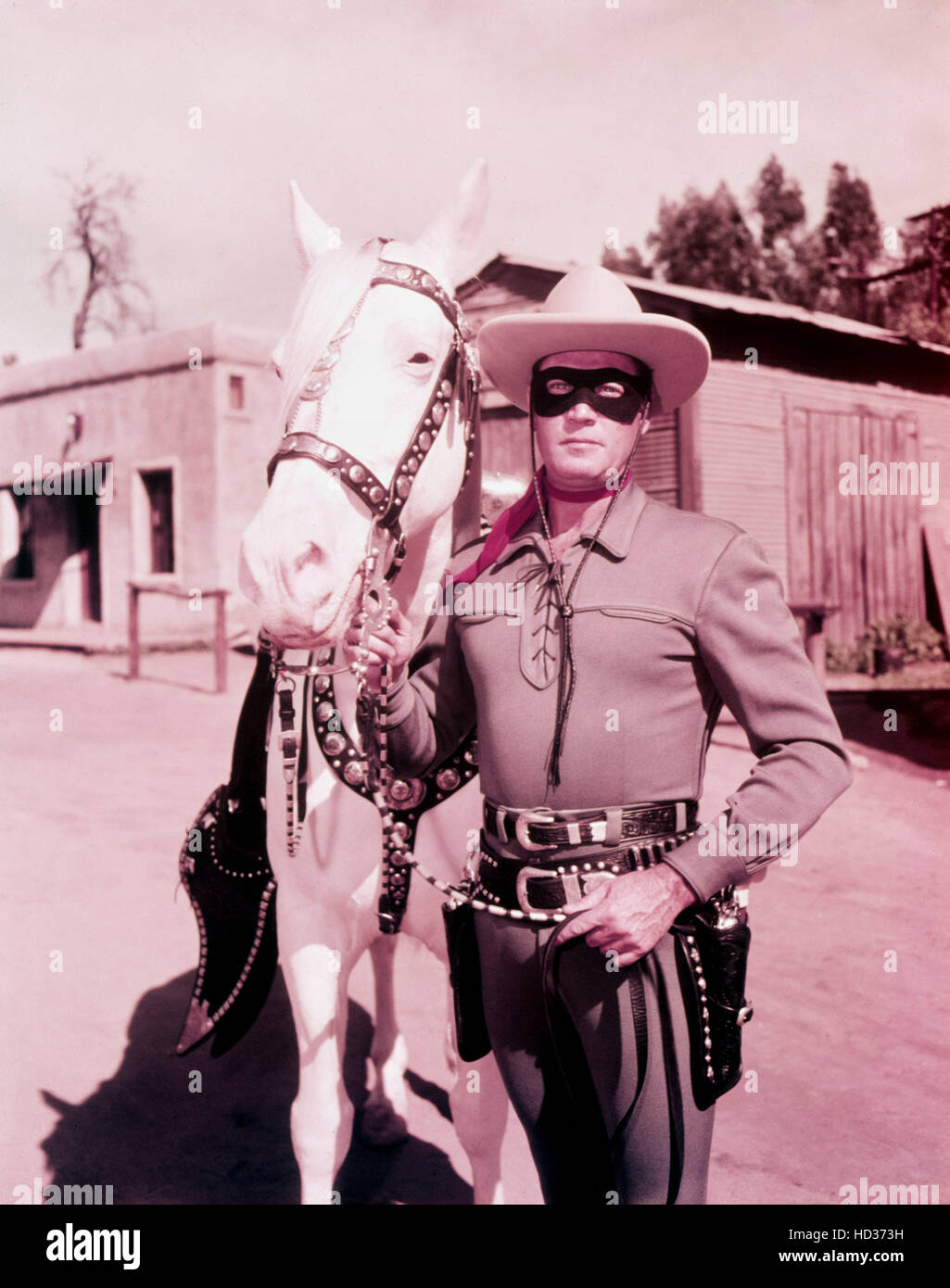 THE LONE RANGER, Clayton Moore, 1949-1957 Stock Photo - Alamy