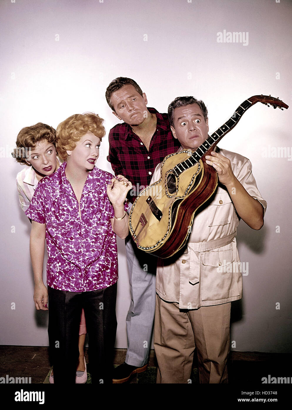 THE LUCY-DESI COMEDY HOUR, Ida Lupino, Lucille Ball, Howard Duff, Desi ...
