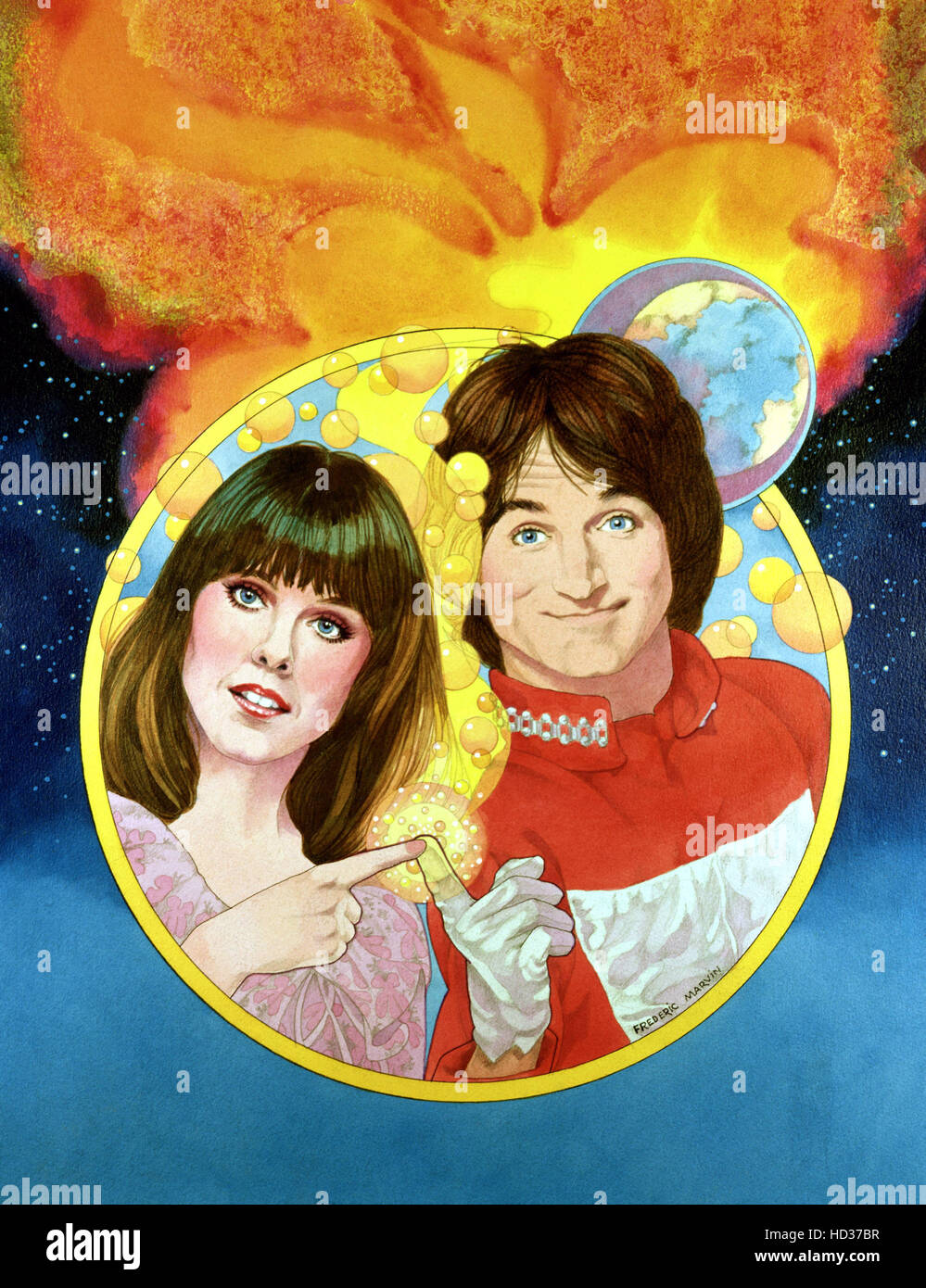 MORK AND MINDY, (key art) Pam Dawber, Robin Williams, 1978-82 ...