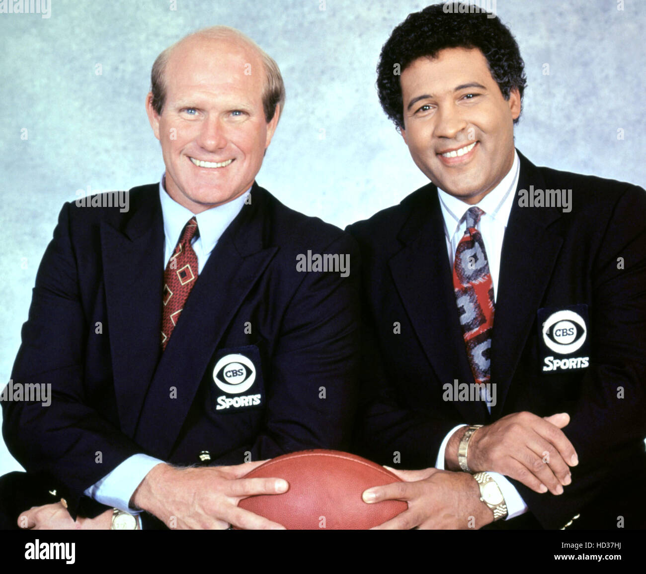 THE NFL TODAY, Terry Bradshaw, Greg Gumbel, 1975-present Stock Photo ...