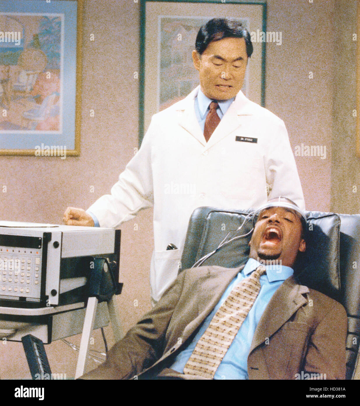 IN THE HOUSE, (from left): George Takei, Alfonso Ribeiro, 'The Stuff ...