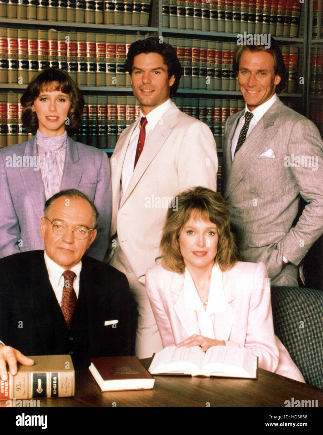 L.A. LAW, Michele Greene, Harry Hamlin, Corbin Bernsen, Richard Dysart ...