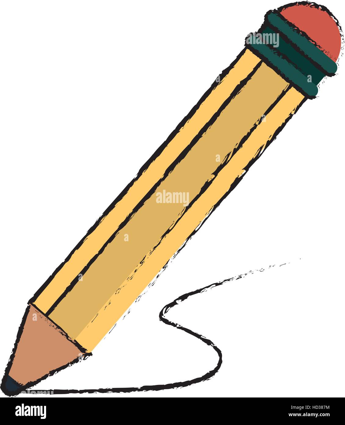 Metal pencils Stock Vector Images - Alamy