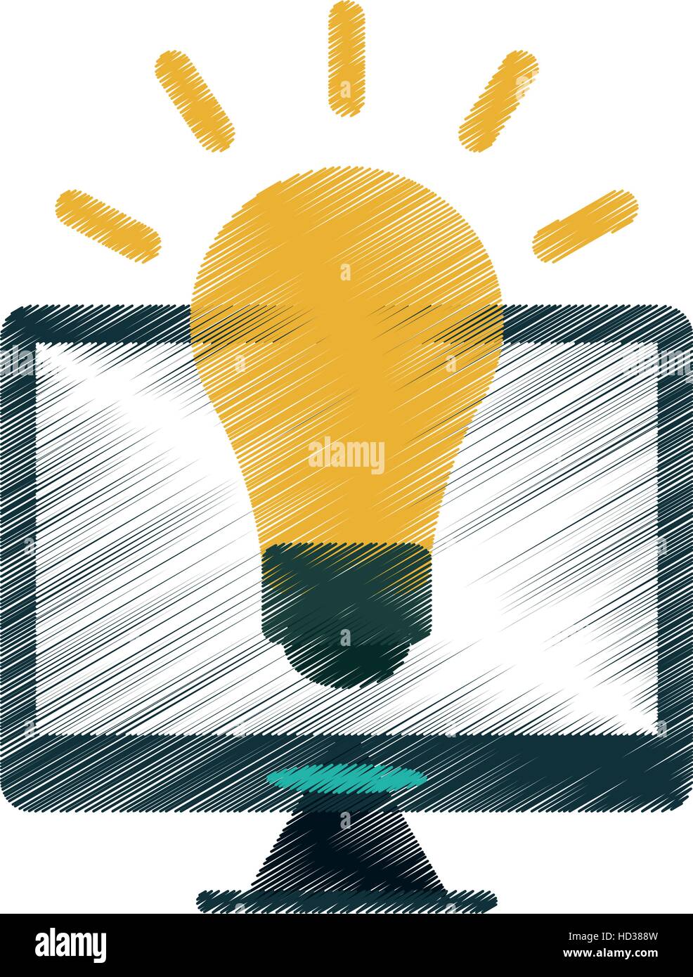 drawing technology device idea creative Stock Vector Image & Art - Alamy