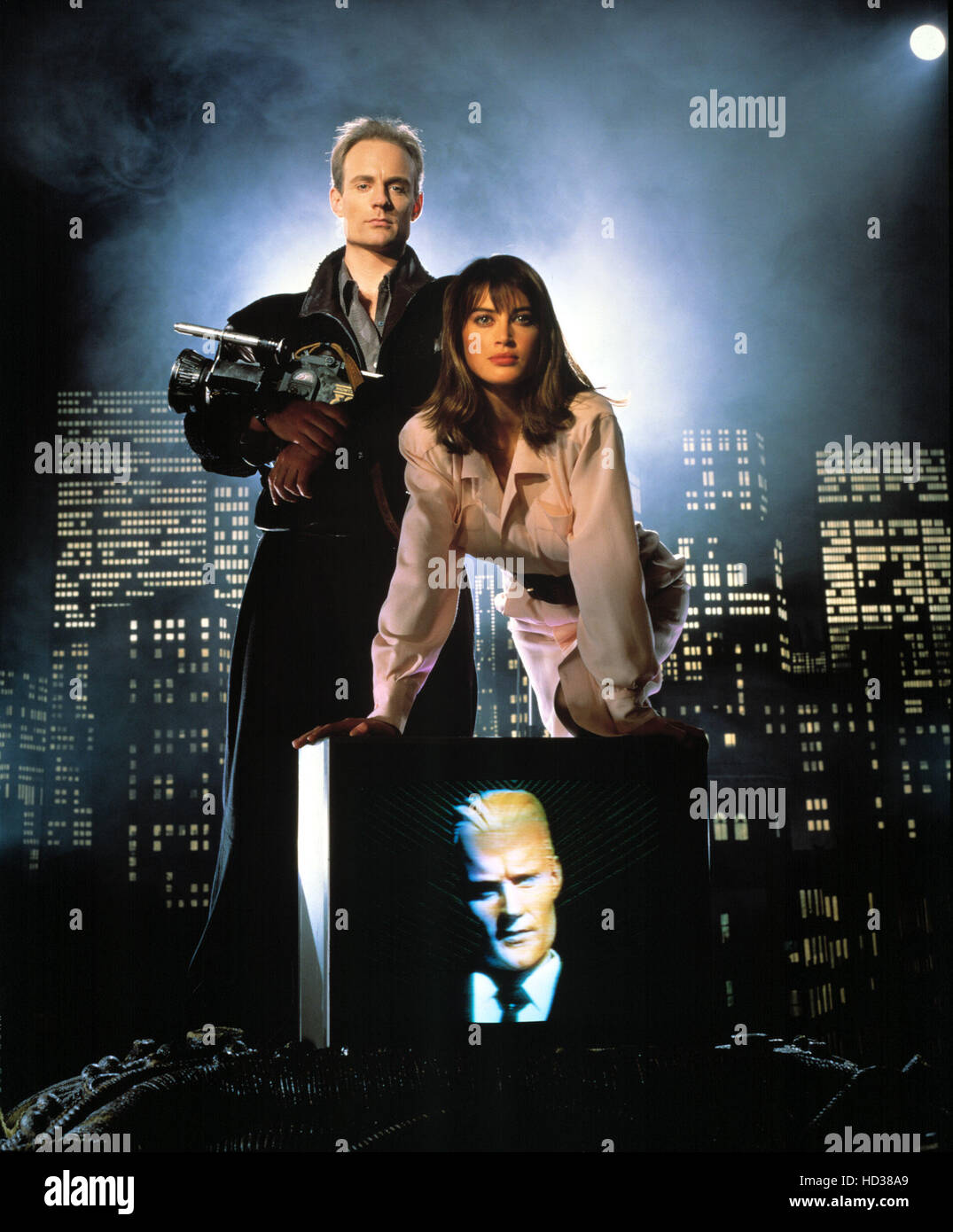 MAX HEADROOM, Matt Frewer, Amanda Pays, 1987, (c)Lorimar Productions ...