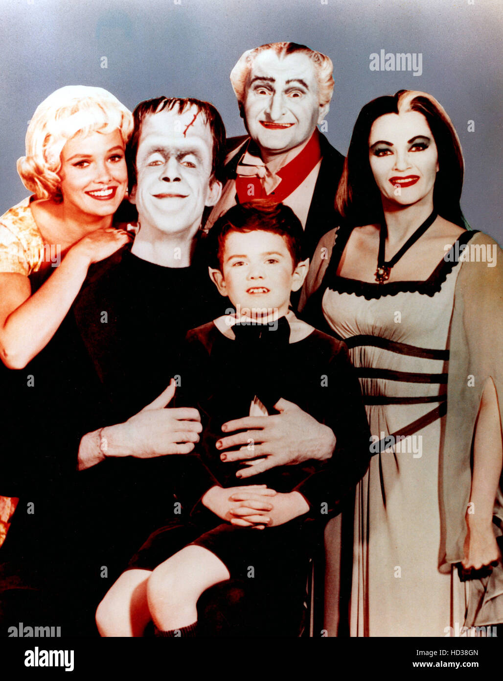The Munsters Beverly Owen Fred Gwynne Al Lewis Butch Patrick