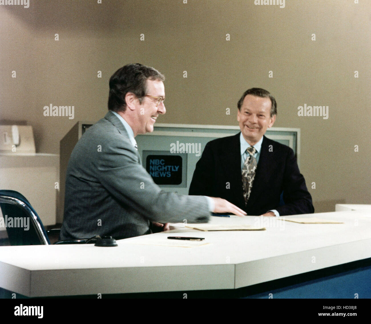 NBC NIGHTLY NEWS, (from left): John Chancellor, David Brinkley, 1970 ...