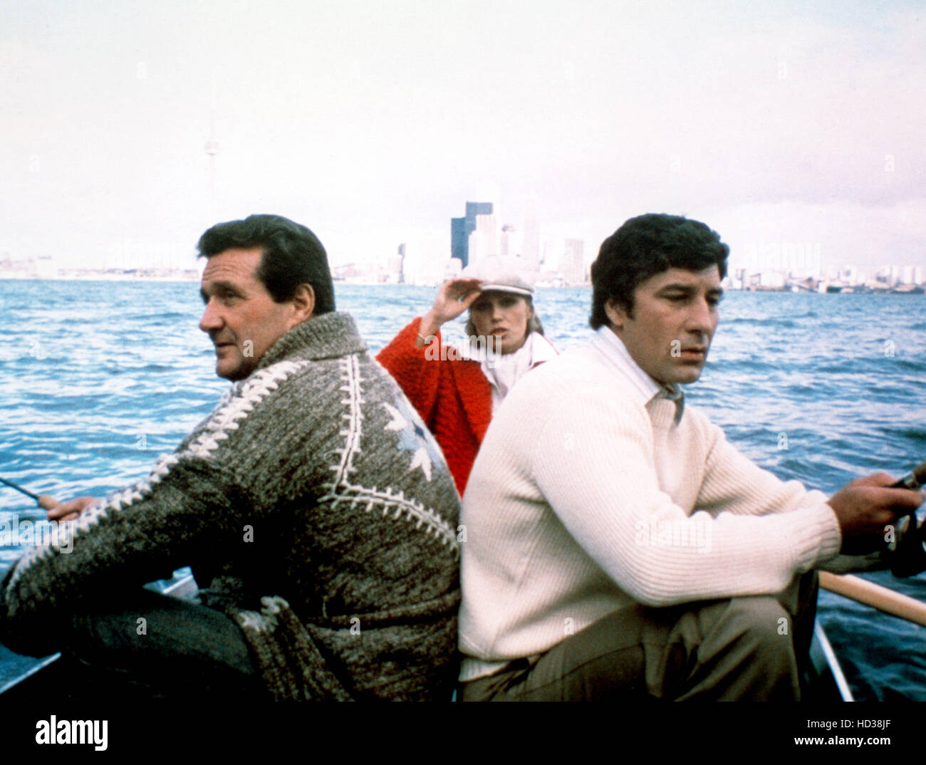 NEW AVENGERS, Patrick Macnee, Joanna Lumley, Gareth Hunt, 1976 Stock ...