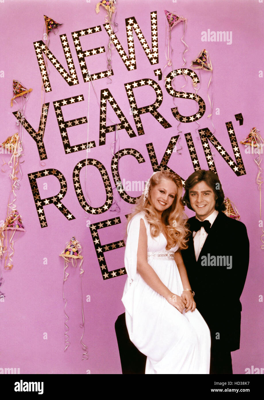 NEW YEAR'S ROCKIN' EVE, Charlene Tilton, Greg Evigan, circa 1980 Stock ...