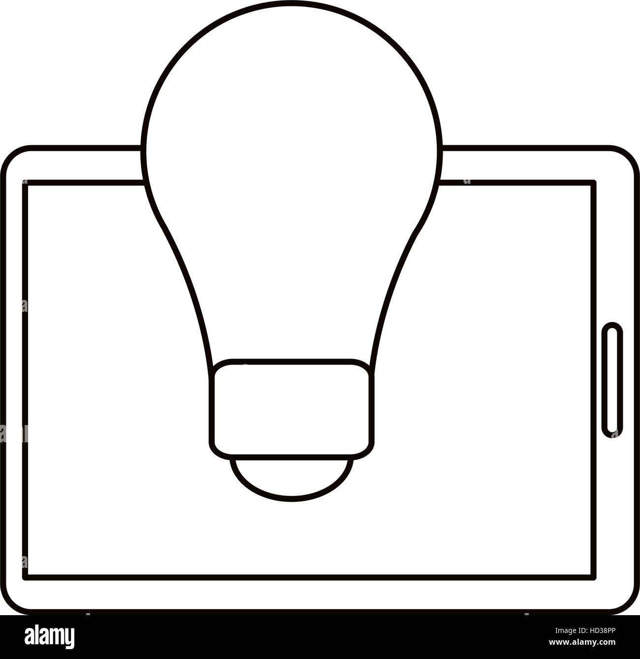 technology device idea creative outline Stock Vector Image & Art - Alamy