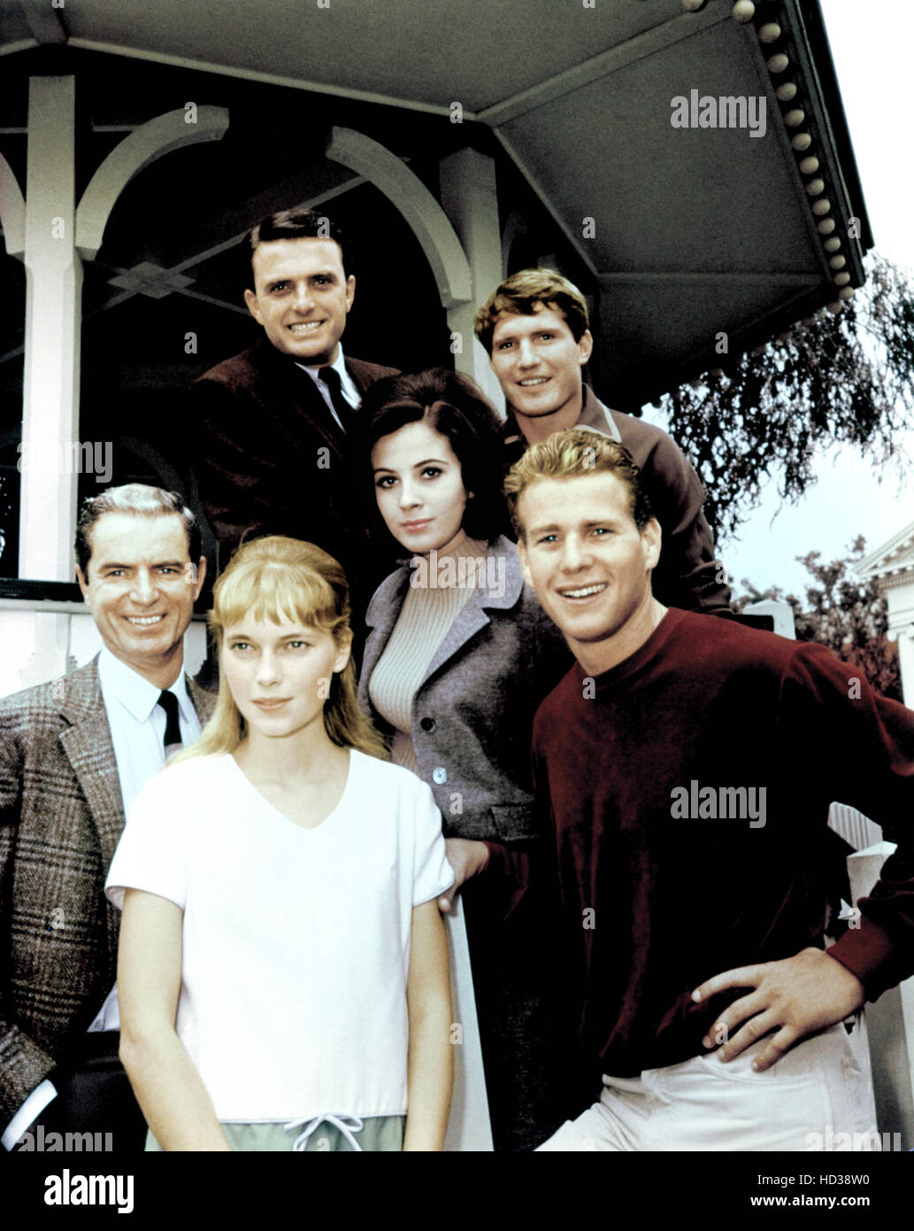 PEYTON PLACE, Tim O'Connor, Mia Farrow, Ed Nelson, Barbara Parkins ...