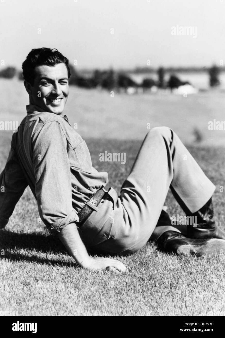Robert Taylor, at his ranch in Tarzana, 1939 Stock Photo - Alamy