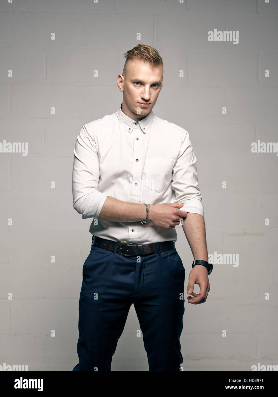 male model portrait Stock Photo - Alamy