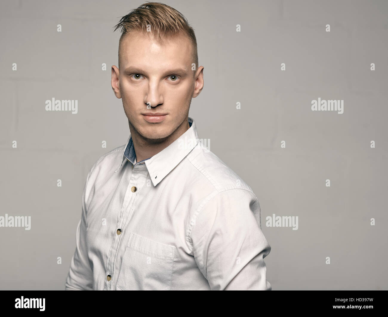 male model portrait Stock Photo - Alamy