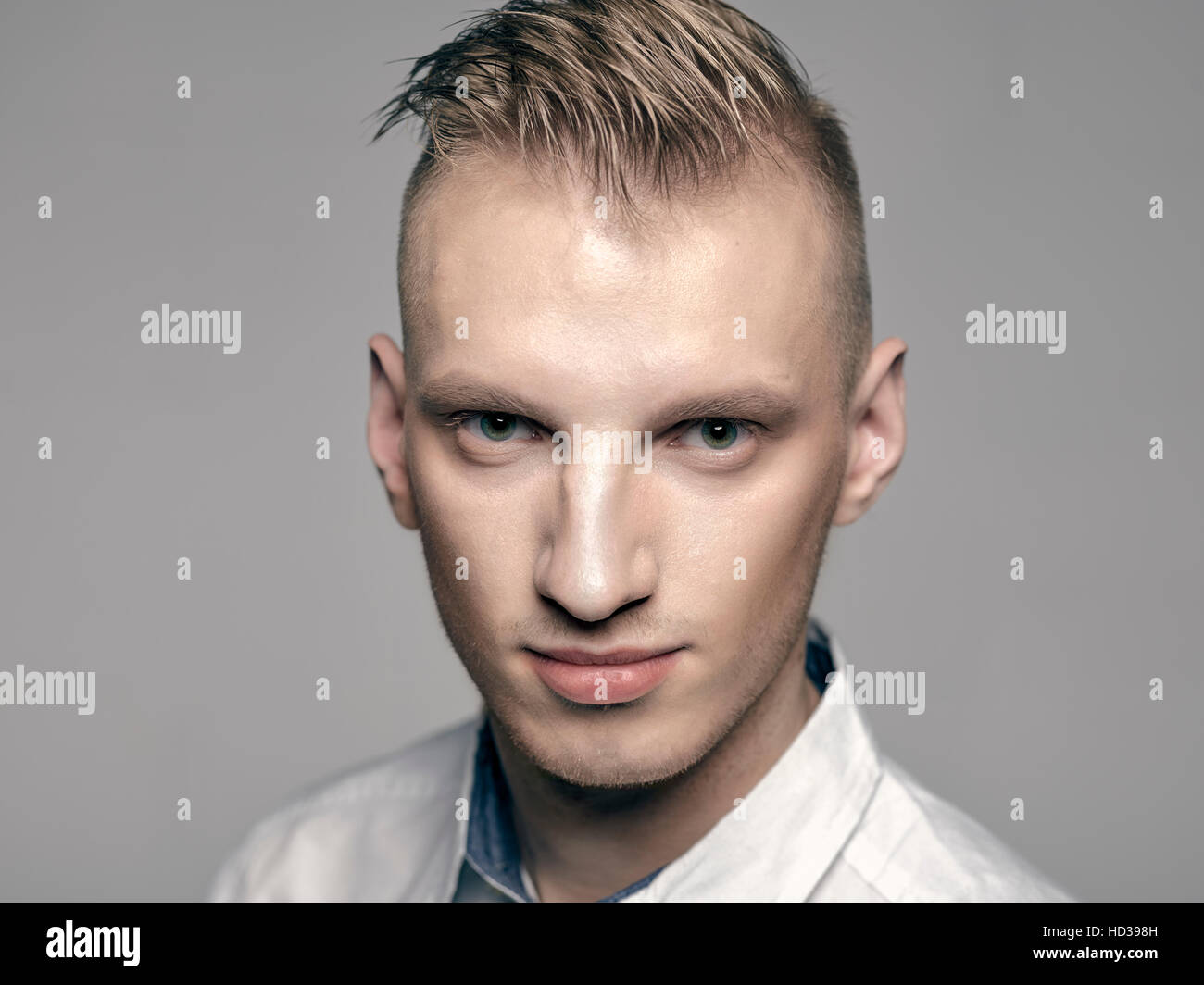 male model headshot Stock Photo - Alamy