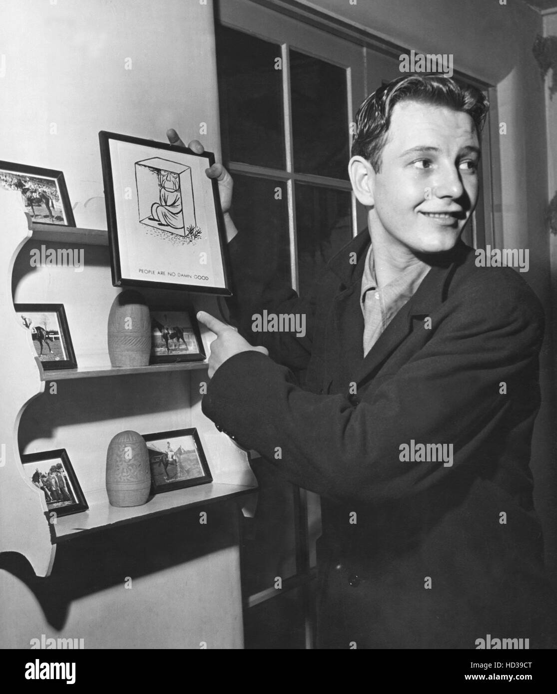 Tom Drake, showing off his William Steig 'People Are No Damn Good ...