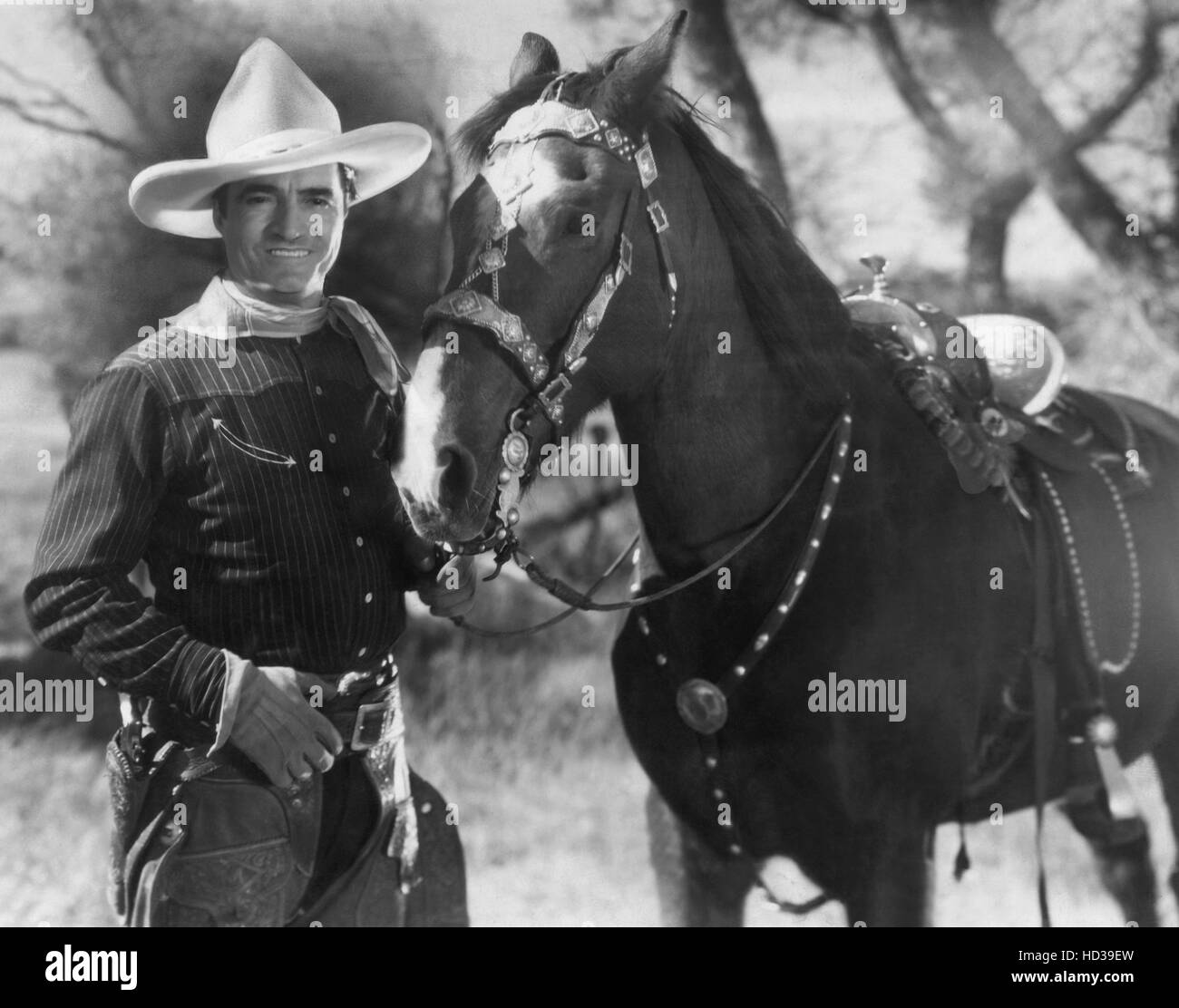 Tom Mix with Tony the Wonder Horse, ca. 1930 Stock Photo - Alamy