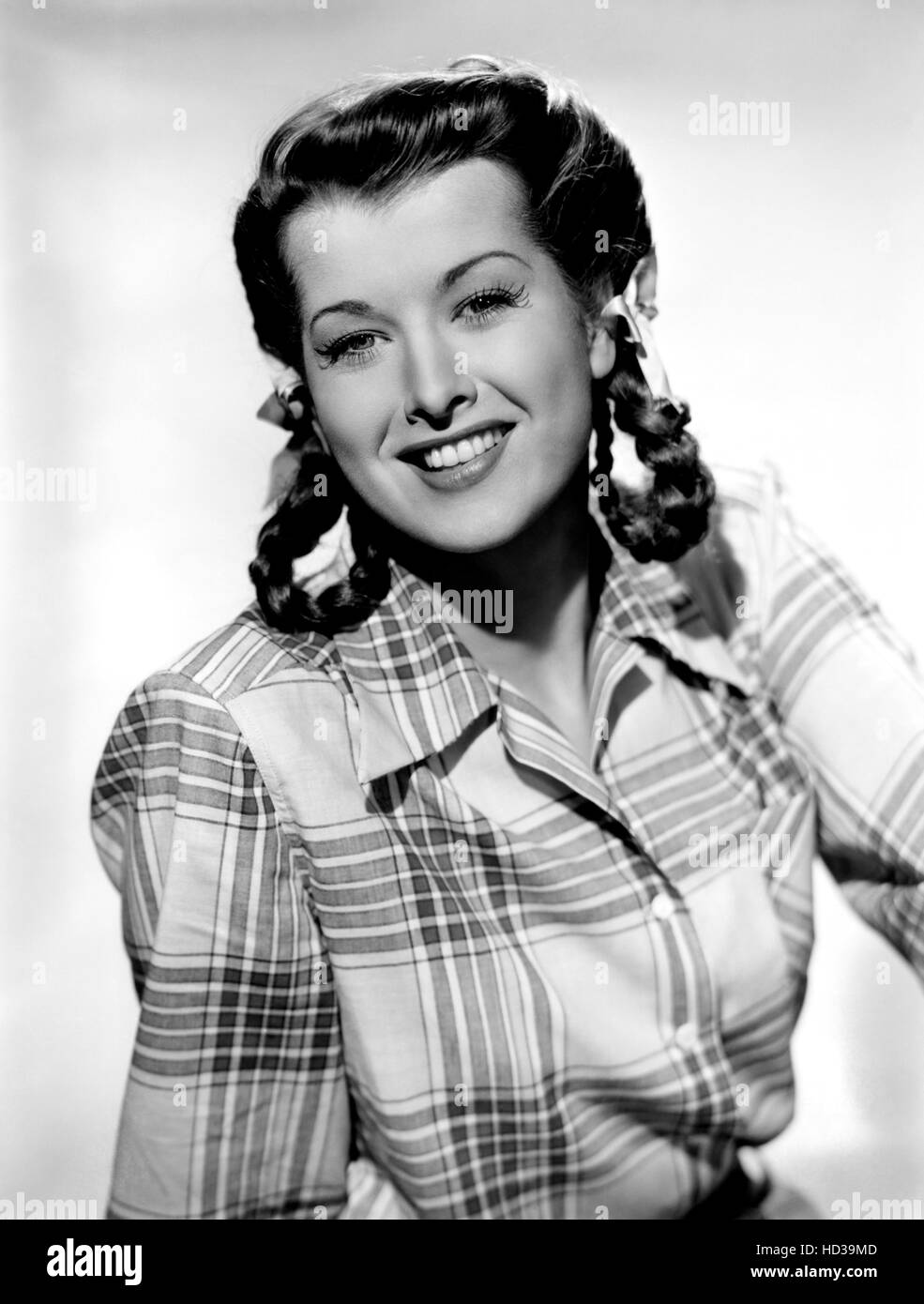 Fashion model and 20th Century-Fox starlet Trudy Marshall, ca. mid ...