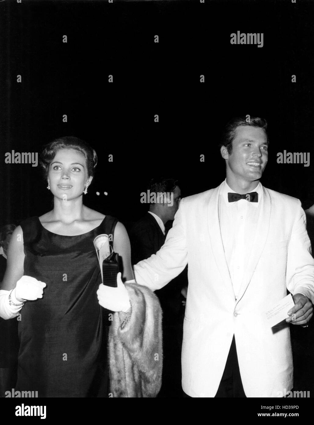 Ty Hardin, right, and his second wife (of eight), actress Andra Martin ...