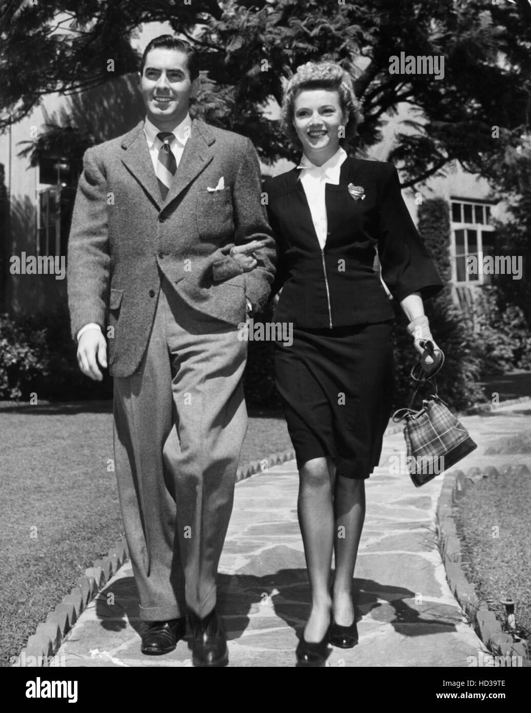 From left: Tyrone Power, Annabella, 1943 Stock Photo - Alamy