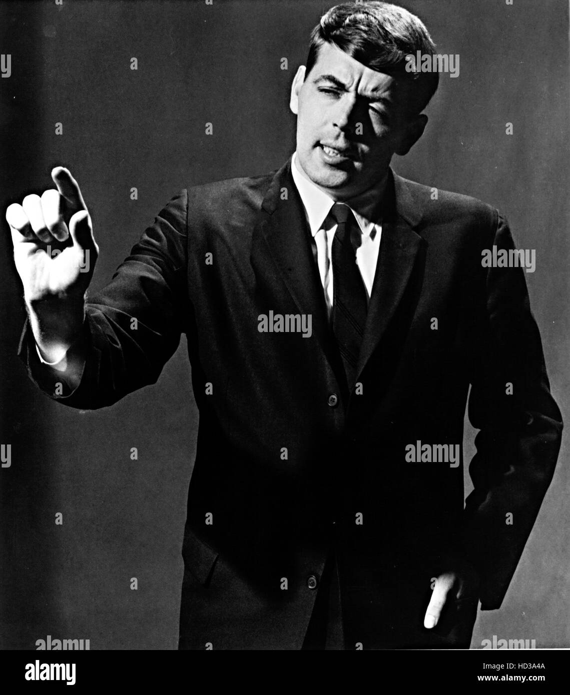 VAUGHN MEADER, comedian performing a scene from his record album, The ...
