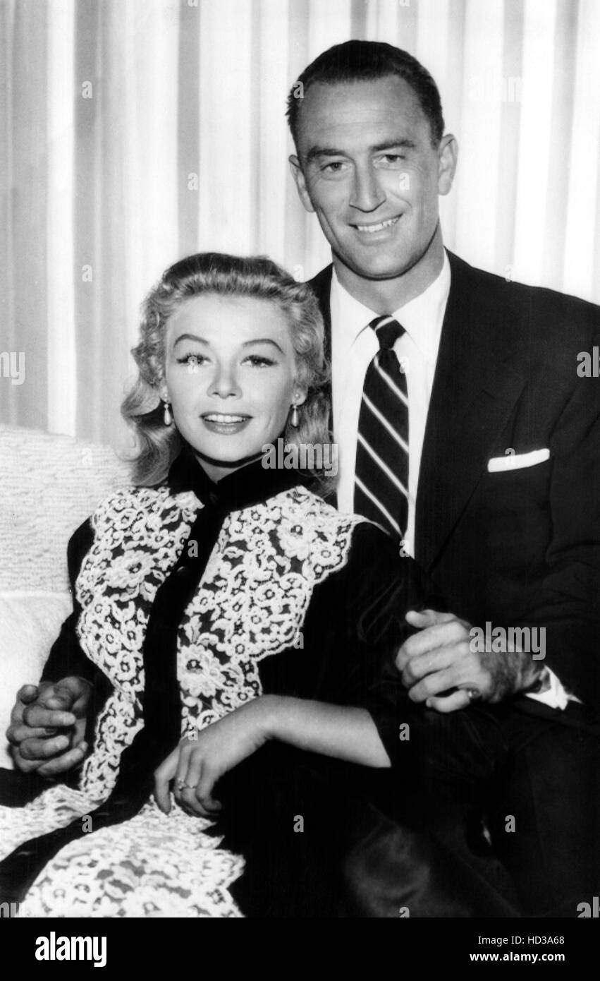 From left: Vera-Ellen with fiance Victor Rothschild, ca. 1953 Stock ...