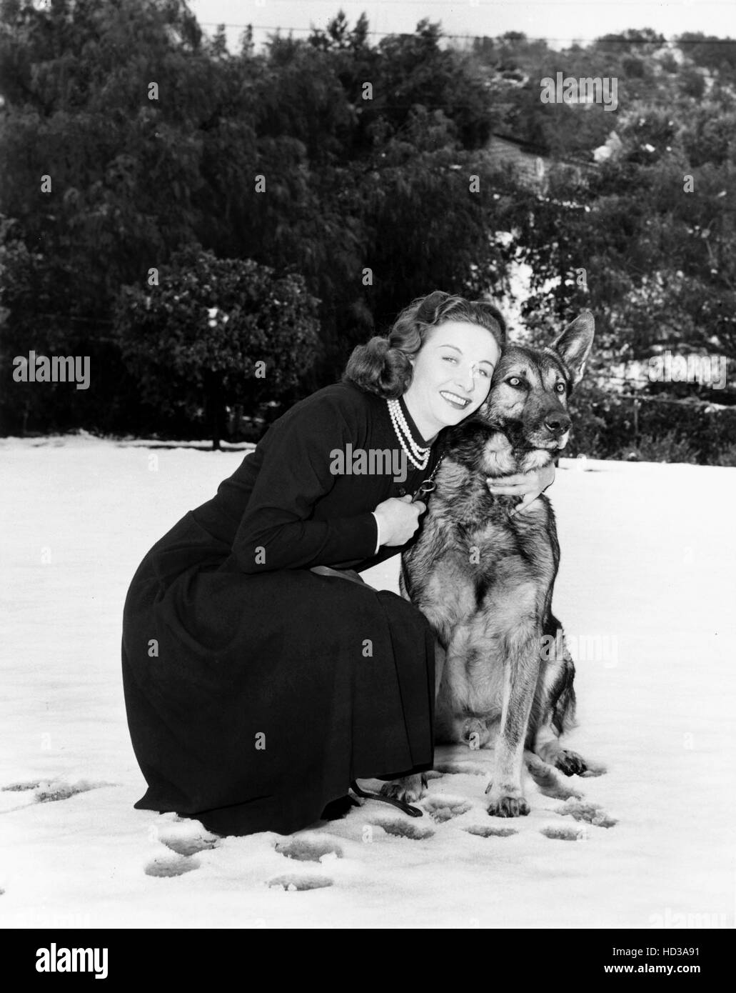 Vera Ralston, (aka Vera Hruba Ralston), vacationing with her German ...