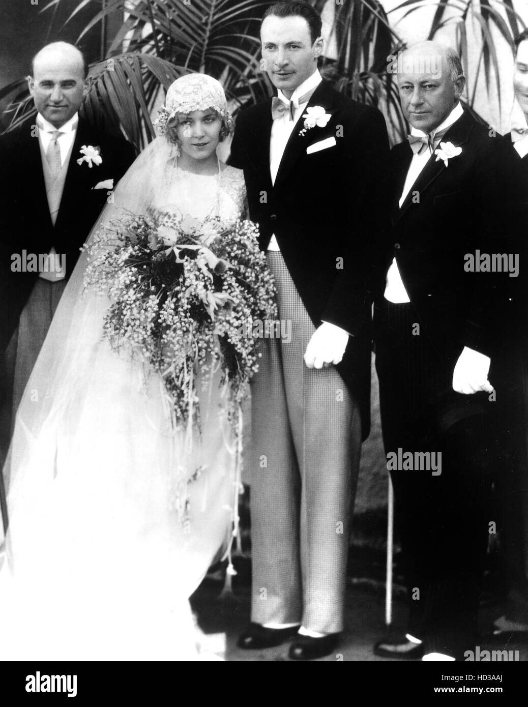 Producer Samuel Goldwyn, Vilma Banky, new husband Rod La Rocque and ...