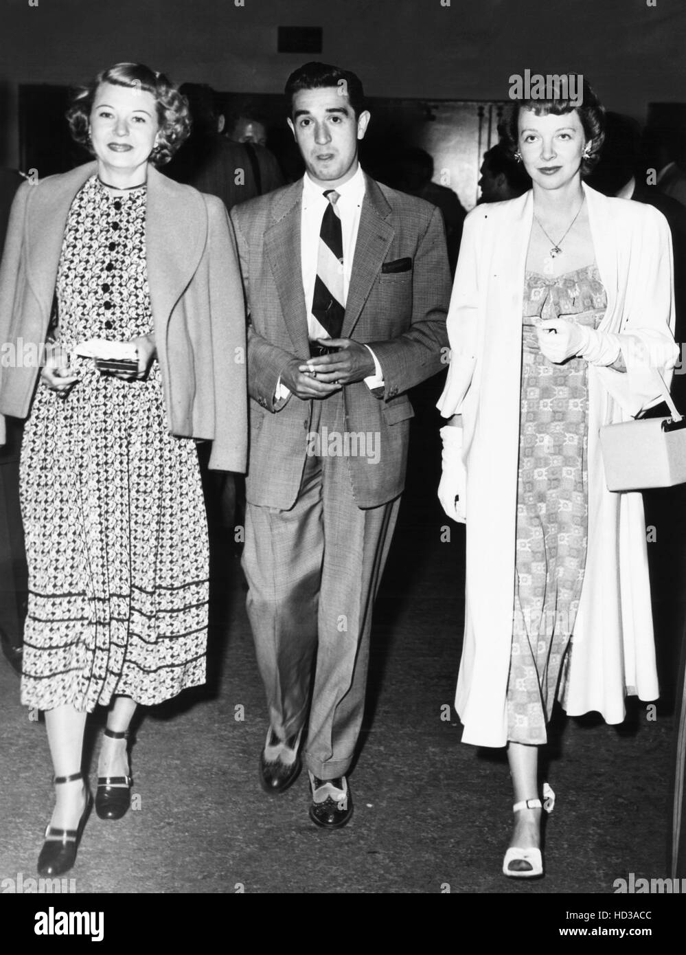 Virginia Bruce, right, and her third husband, Ali Ipar, with Harriett ...