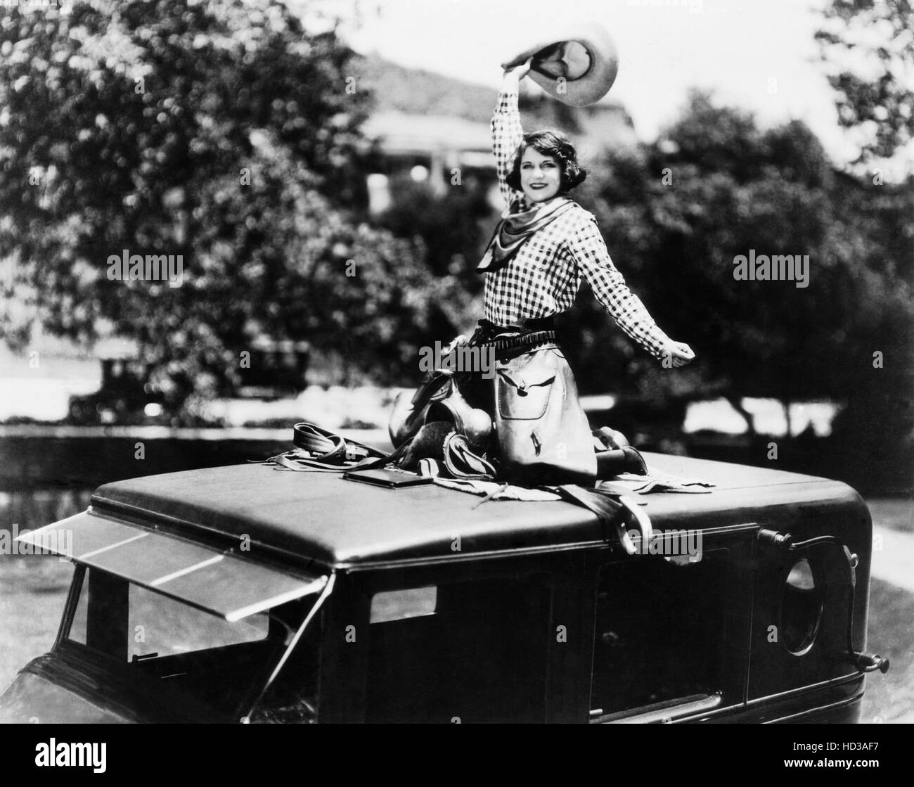 Viola Dana, Queen of the Reno Round-Up, 1921 Stock Photo - Alamy